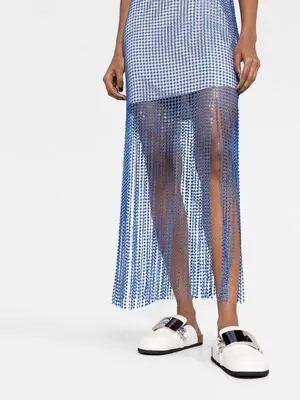 Remain Birger Christensen Sequinned-fringe Maxi Dress