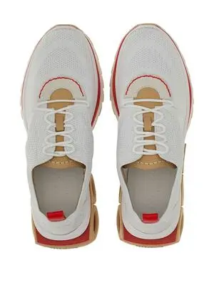 FERRAGAMO Gancini-plaque Low-top Sneakers - White