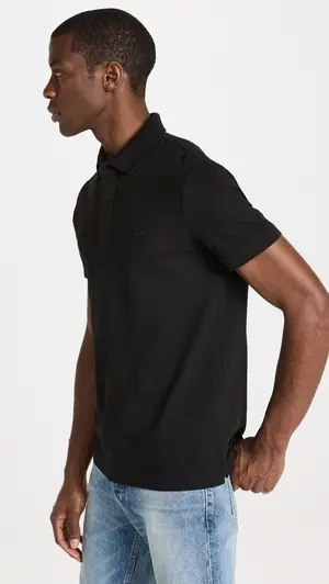 Lacoste Stretch Cotton Paris Polo - Noir