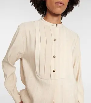Loro Piana Striped Silk Top