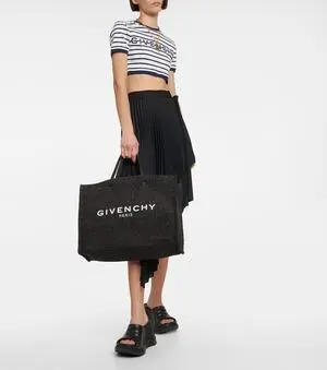 Givenchy G-tote Large Raffia-effect Shopper