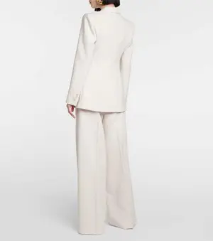 Dorothee Schumacher Single-breasted Wool-blend Blazer - White