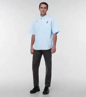Undercover Slim Wool And Mohair Trousers