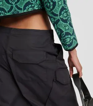 AGOLDE Ginerva Cotton Cargo Pants - Black