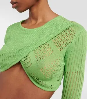 ROBERTA EINER Loona Cotton Crop Top