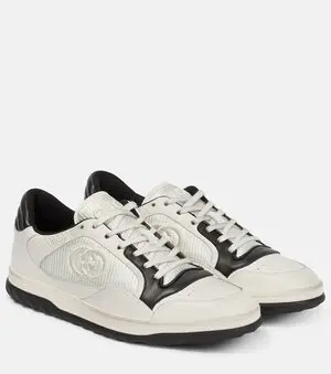 Gucci Gucci MAC80 Interlocking G Leather Sneakers Multicoloured