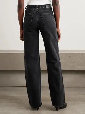 Citizens Of Humanity Annina High-rise Wide-leg Jeans - Black