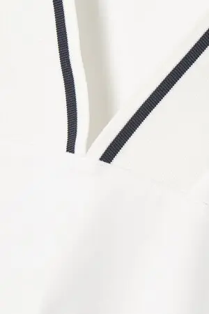 Varley Harcourt Performance Striped Stretch Recycled-jersey Tank