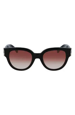 Longchamp 52mm Tea Cup Sunglasses - Black