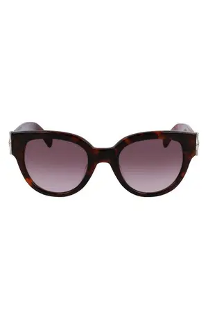 Longchamp 52mm Tea Cup Sunglasses - Havana
