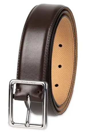 Cole Haan Center Bar Leather Belt