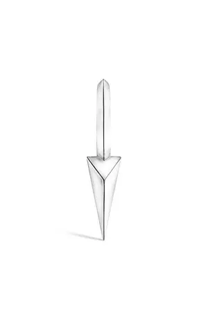 MARIA TASH Single Faceted Spike Clicker Earring