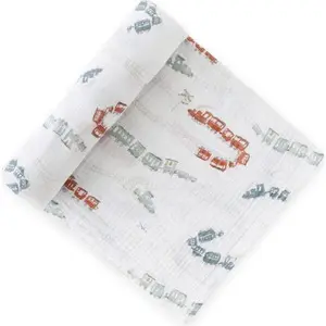 PEHR Organic Cotton Swaddle - Locomotive