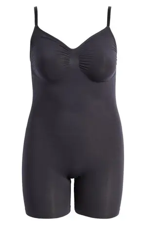 SKIMS Seamless Sculpt Mid Thigh Bodysuit - Onyx
