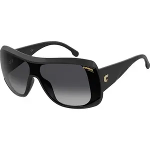 Carrera Eyewear Carrera Eyewear 99mm Shield Sunglasses Black/grey Shaded