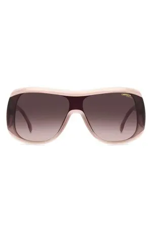 Carrera Eyewear Carrera Eyewear 99mm Shield Sunglasses Nude/brown Gradient