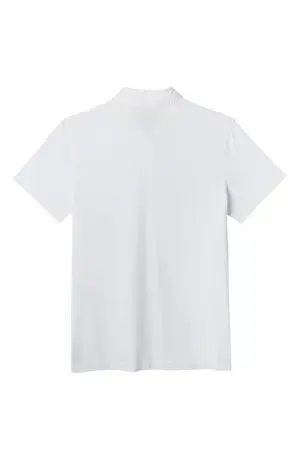 Billy Reid Pensacola Slim Fit Organic Cotton Pocket Polo - White