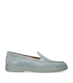 Santoni Paneled Loafers