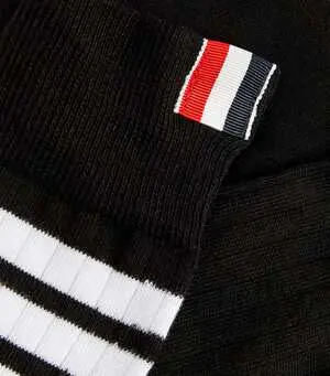 Thom Browne Striped Athletic Mid-calf Socks