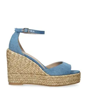 STUART WEITZMAN Nudistcurve Espadrille Wedge Sandals