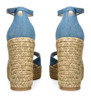 STUART WEITZMAN Nudistcurve Espadrille Wedge Sandals