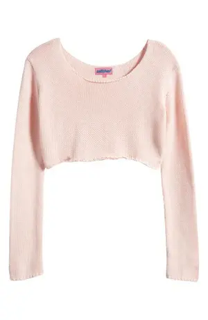 EDIKTED Staycation Crop Cover-up Sweater
