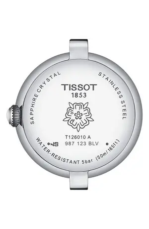 TISSOT Bellissima Leather Strap Watch - Blue