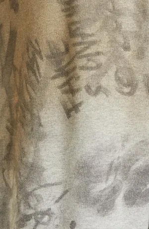 Balenciaga Skater Graffiti Dirty Effect Cotton Fleece Pants