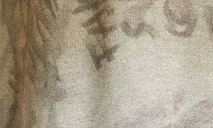 Balenciaga Skater Graffiti Dirty Effect Cotton Fleece Pants