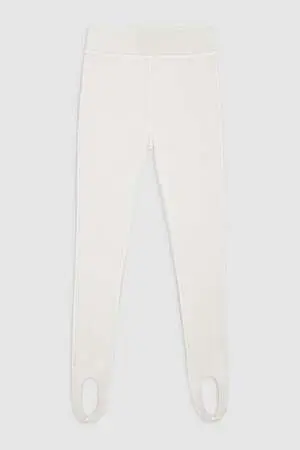 ANINE BING Rhea Legging - Ivory And Tan