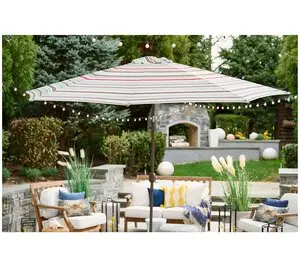 GARDEN REFLECTIONS 11' Round Patio Umbrella W/tilt And Cover - One-color