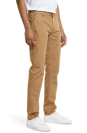 Billy Reid Cotton & Linen Blend Straight Leg Pants