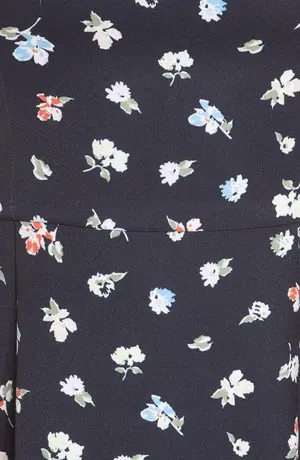 French Connection Camass Floral Print Minidress
