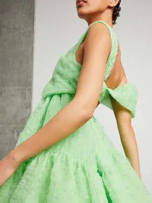 Cecilie Bahnsen Soon Dress - Parakeet