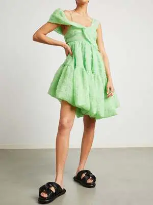 Cecilie Bahnsen Soon Dress - Parakeet
