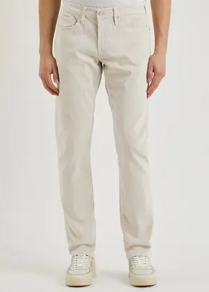 FRAME L'homme Slim-leg Jeans - Cream
