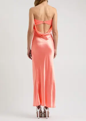 Bec & Bridge Moon Dance Strapless Maxi Dress