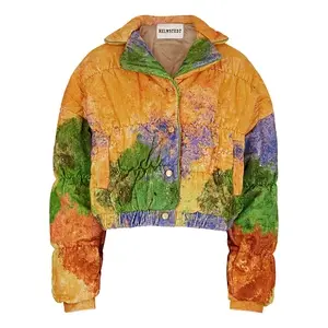 HELMSTEDT Nora Printed Quilted Corduroy Jacket