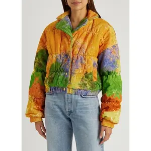 HELMSTEDT Nora Printed Quilted Corduroy Jacket