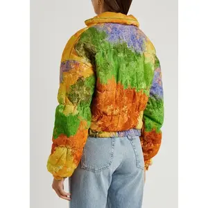 HELMSTEDT Nora Printed Quilted Corduroy Jacket