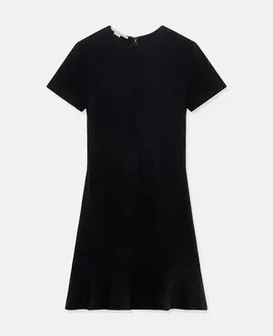 Stella McCartney Iconics Stretch Cady Dress - Black