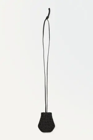 Cos The Plaited Leather Key Fob