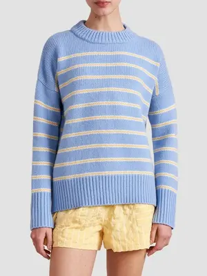 LA LIGNE Marin Sweater Chambray Butter