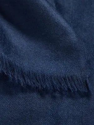 Sofia Cashmere Lightweight Cashmere Scarf - Dark Navy