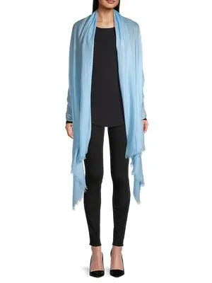 Sofia Cashmere Lightweight Cashmere Scarf - Light Blue