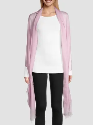 Sofia Cashmere Lightweight Cashmere Scarf - Pink