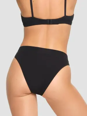 SKIMS Cotton Jersey Cheeky Tanga - Soot