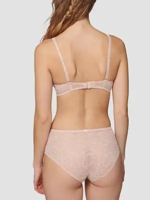 Simone Perele Comete Lace Wireless Bralette - Pink Sand