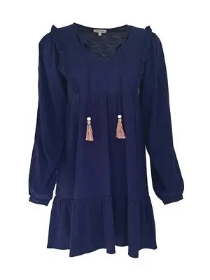 Lisa Todd Women's Hippie Hype Dress - Navy - Size XS - Navy  - Navy