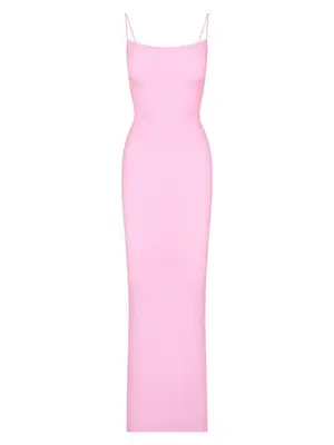 SKIMS White Slip Dress Cotton Candy